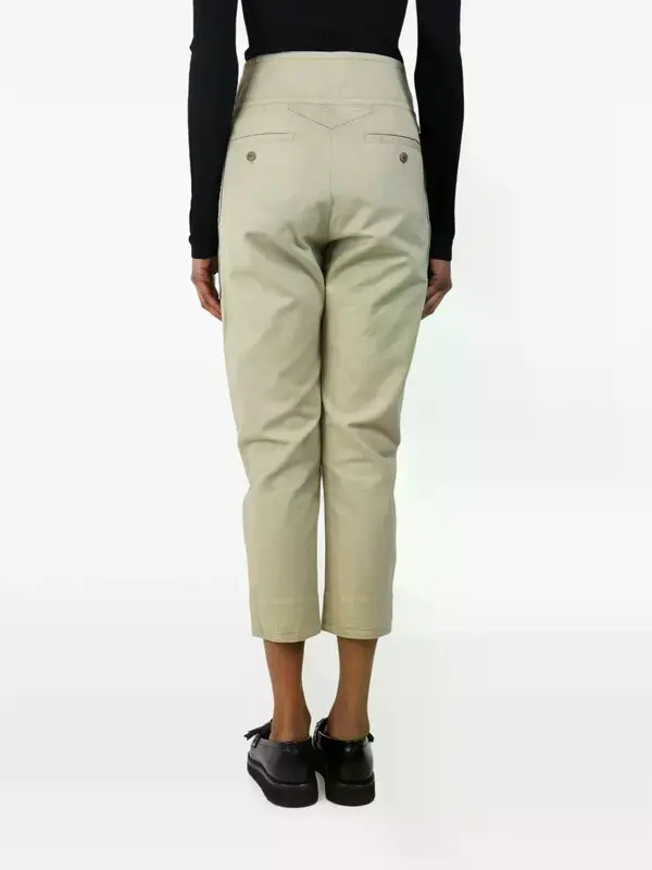 MARANT ETOILE Beige Cropped Trousers