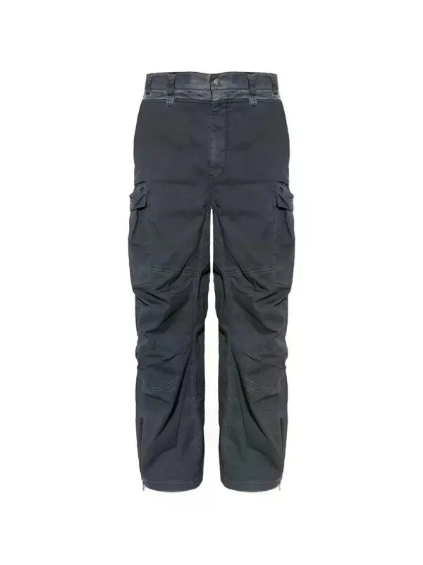 DIESEL® Cargo Pants With Panelled Design - Grey