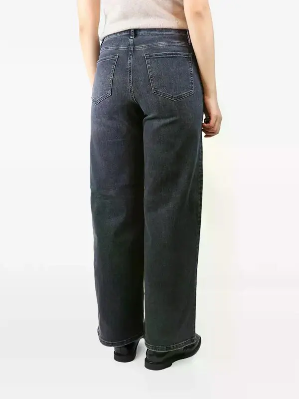 FRAME Le Slim Palazzo Pants - Grey