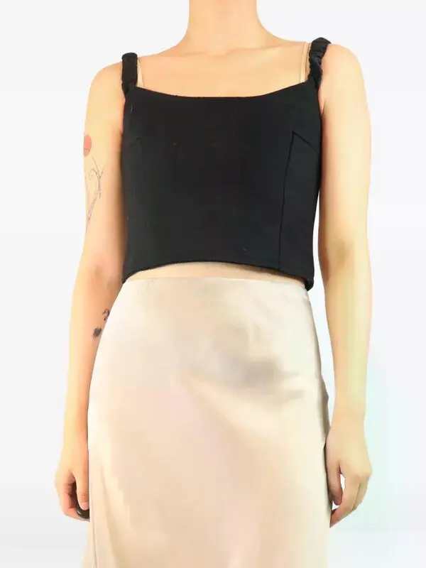 Khaite Audra Cropped Tank Top
