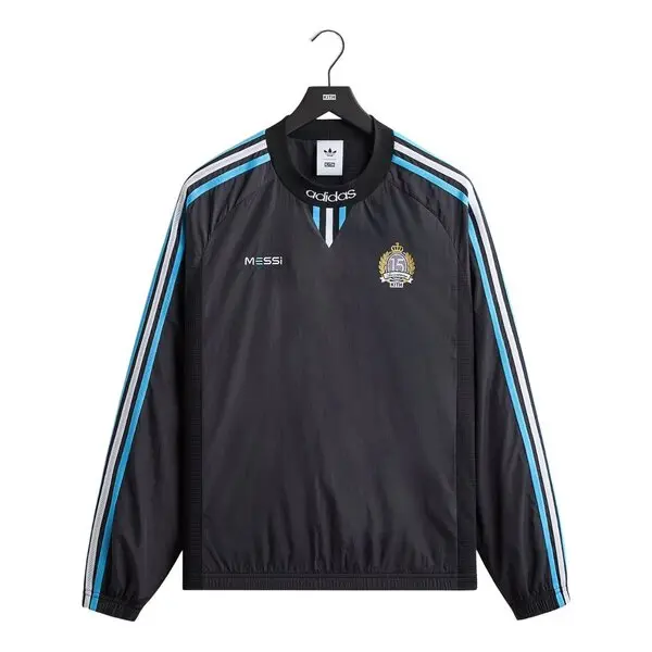 Kith X Adidas Messi Football Track Pullover - Black