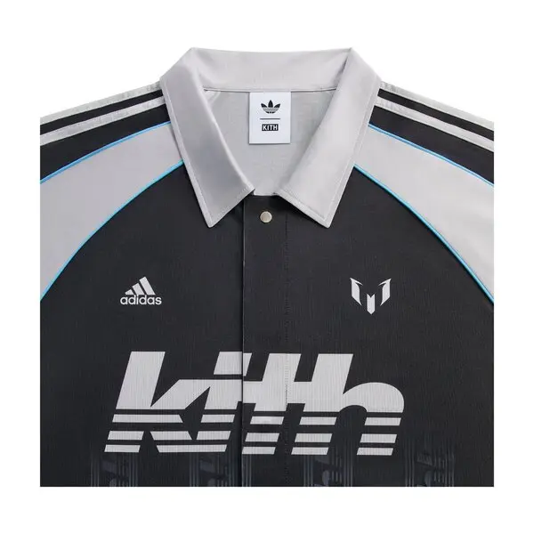 Kith X Adidas Football Printed Collared Shirt