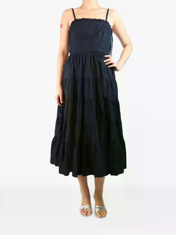 Ulla Johnson Panelled Tiered Midi Dress