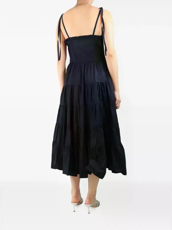 Ulla Johnson Panelled Tiered Midi Dress