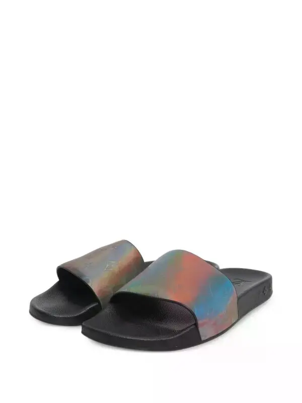 LOUIS VUITTON Monogram Iridescent Slides
