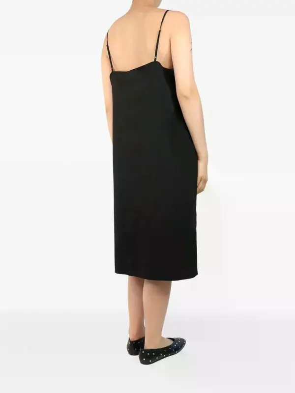 Lafayette 148 New York Spaghetti Strap Midi Dress