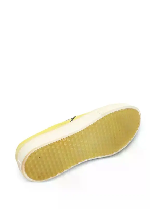 Celine Leather Slip-on Sneakers - Yellow