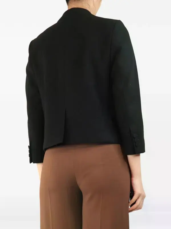 Dries Van Noten Cropped Notched-lapel Jacket