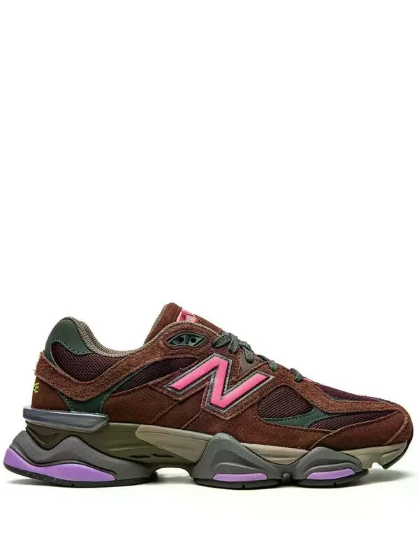 NEW BALANCE 9060 "rich Oak/burgundy" Sneakers - Red