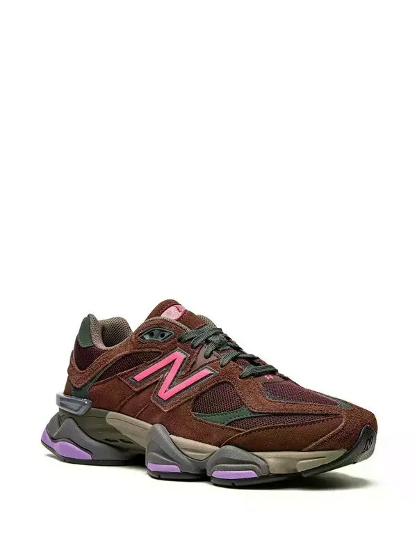 NEW BALANCE 9060 "rich Oak/burgundy" Sneakers - Red