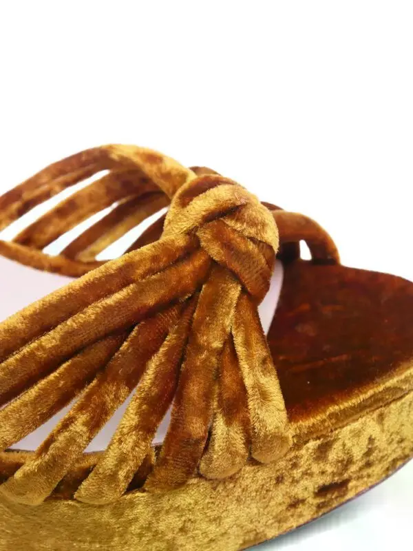 LOEFFLER RANDALL Leather Platform Sandals