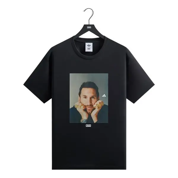 Kith X Messi For Adidas Football Graphic T-shirt - Black