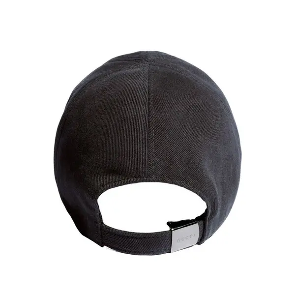 Gucci Embroidered Cotton Baseball Cap