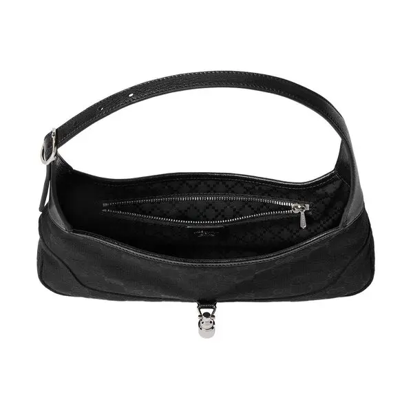 Gucci Jackie Slim Medium Shoulder Bag - Black
