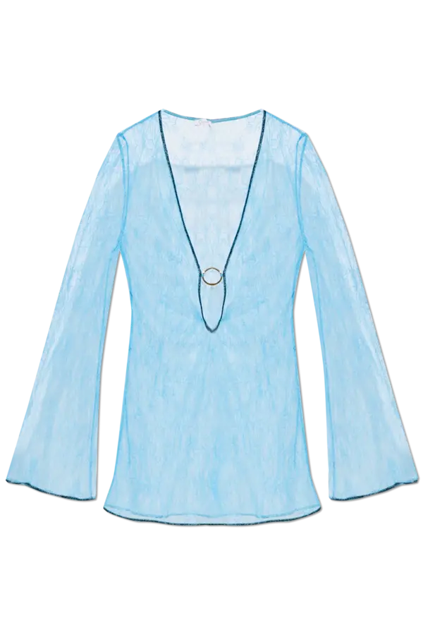 Oseree Lace Beach Dress