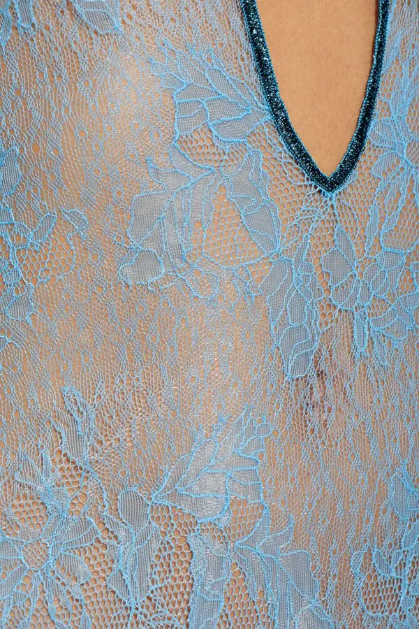 Oseree Lace Beach Dress