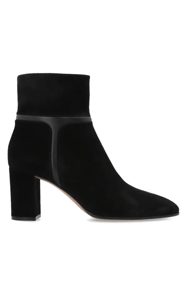 GIANVITO ROSSI Suede Heeled Ankle Boots