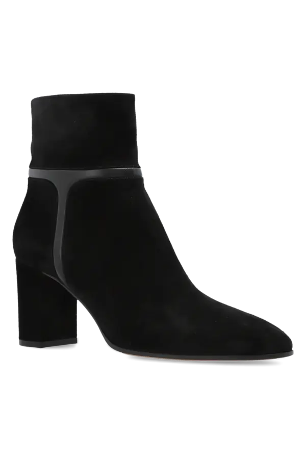 GIANVITO ROSSI Suede Heeled Ankle Boots