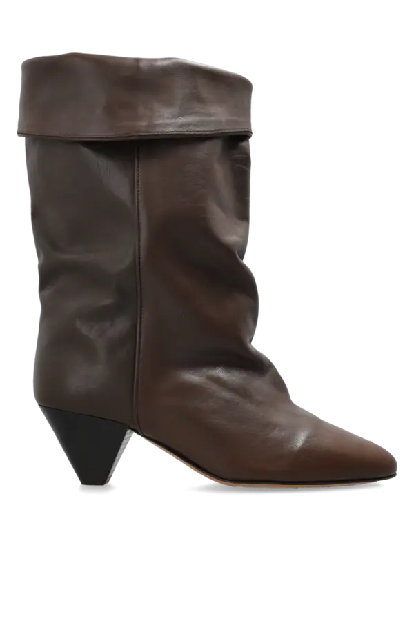 Isabel Marant Étoile Leather Heeled Ankle Boots "dalby - Brown
