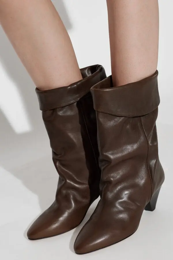Isabel Marant Étoile Leather Heeled Ankle Boots "dalby