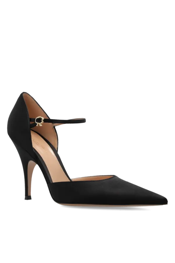 GIANVITO ROSSI Satin Heeled Shoes "sofia