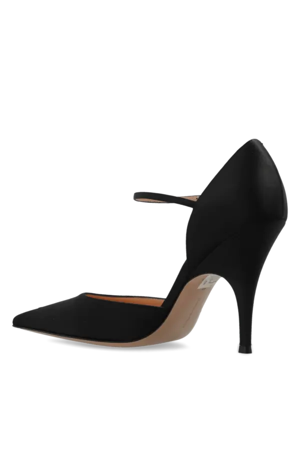 GIANVITO ROSSI Satin Heeled Shoes "sofia