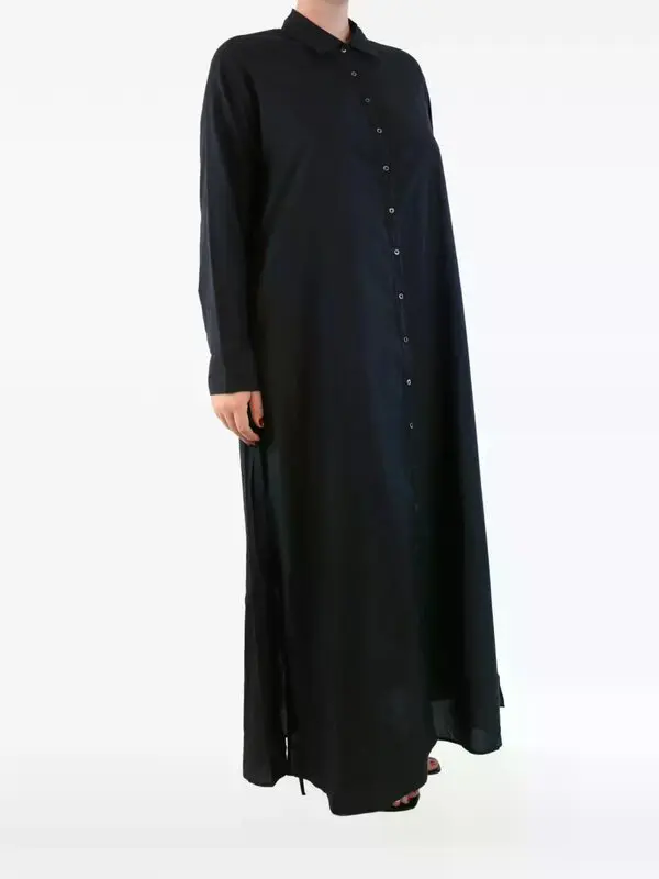 Xirena Long Sleeve Shirt Maxi Dress