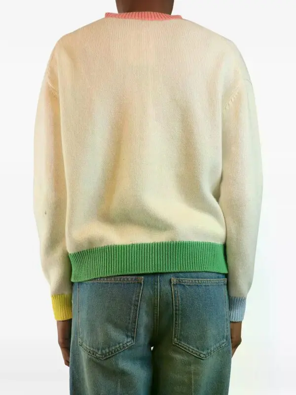 Lela Rose Fine Knit Banana Phone Motif Sweater