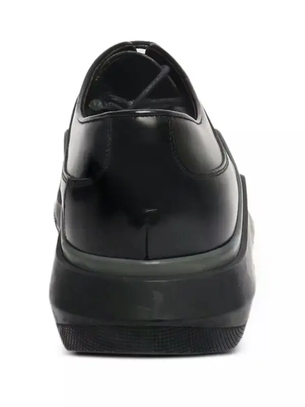 Prada Leather Platform Brogues
