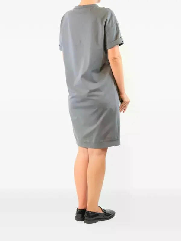Brunello Cucinelli Cotton Short-sleeved Midi Dress