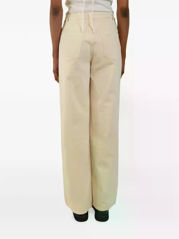 A.p.c. High-waisted Cotton Trousers