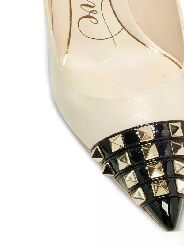 Valentino Garavani Rockstud Leather Heeled Pumps