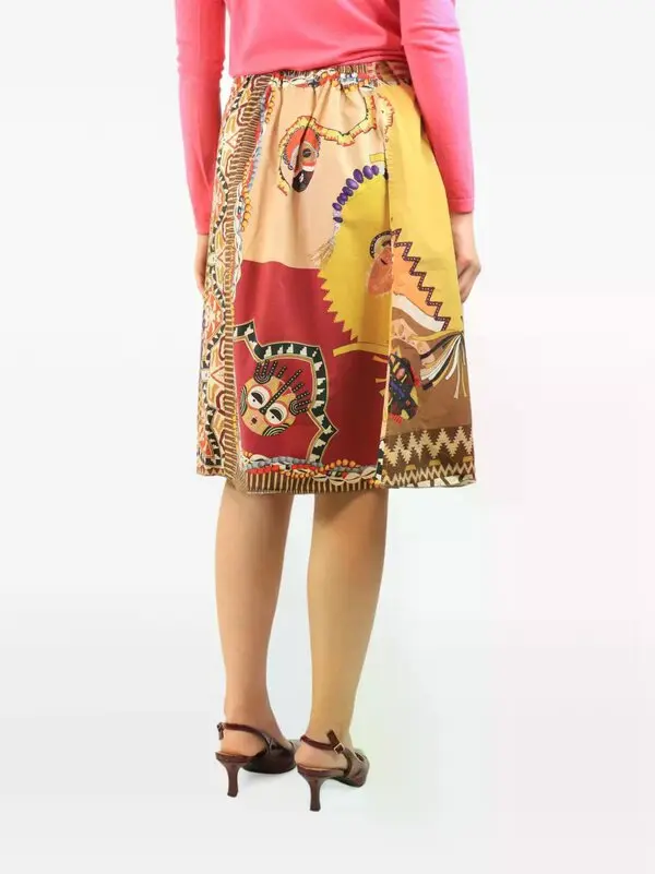 Etro Printed A-line Skirt