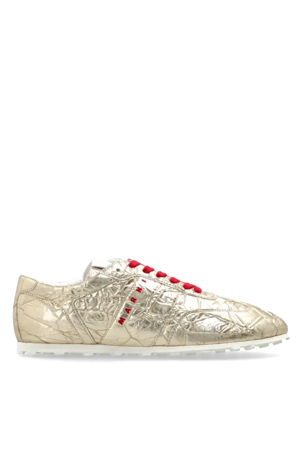 Marni Sports Shoes With Logo - Gold