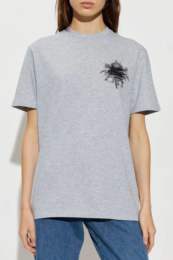 Etro T-shirt With Embroidered Logo
