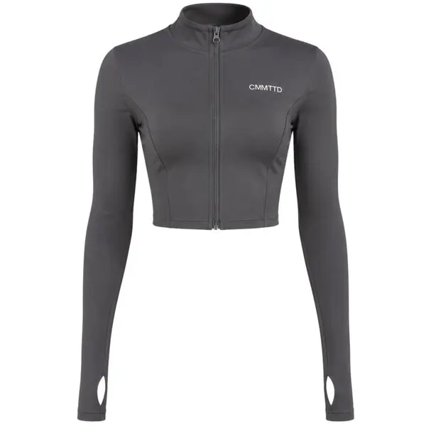 CMMTTD Core Contour Cropped Zip-up Storm
