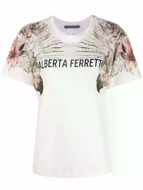 Alberta Ferretti Floral Print T-shirt
