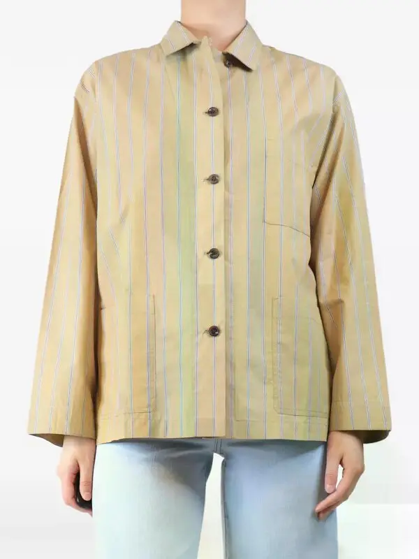 Soeur Archibald Striped Shirt Jacket