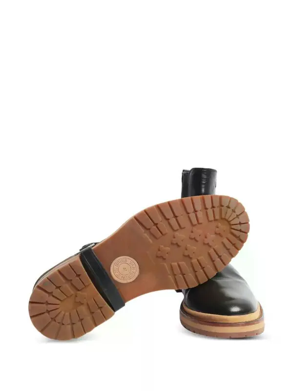 Dries Van Noten Buckled Ankle Boots