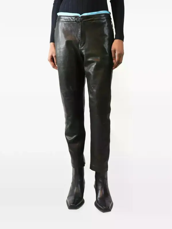 Rag & Bone Side-stripe Leather Trousers