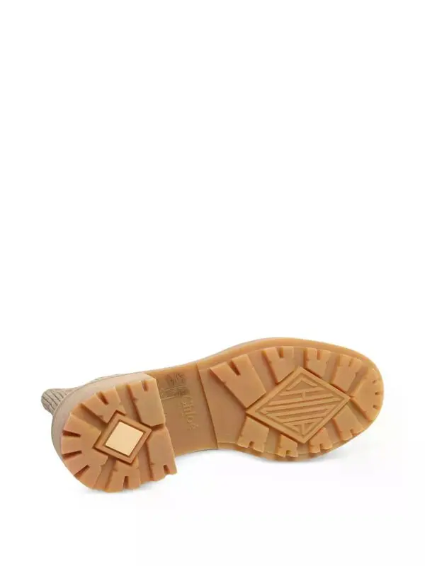 Chloé Brogued Ankle Boots