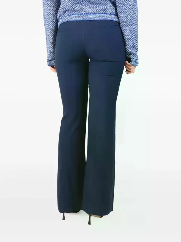 Chloé Navy Wide-leg Tailored Trousers