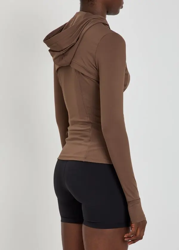TALA Skinluxe Hooded Stretch-jersey Running Jacket