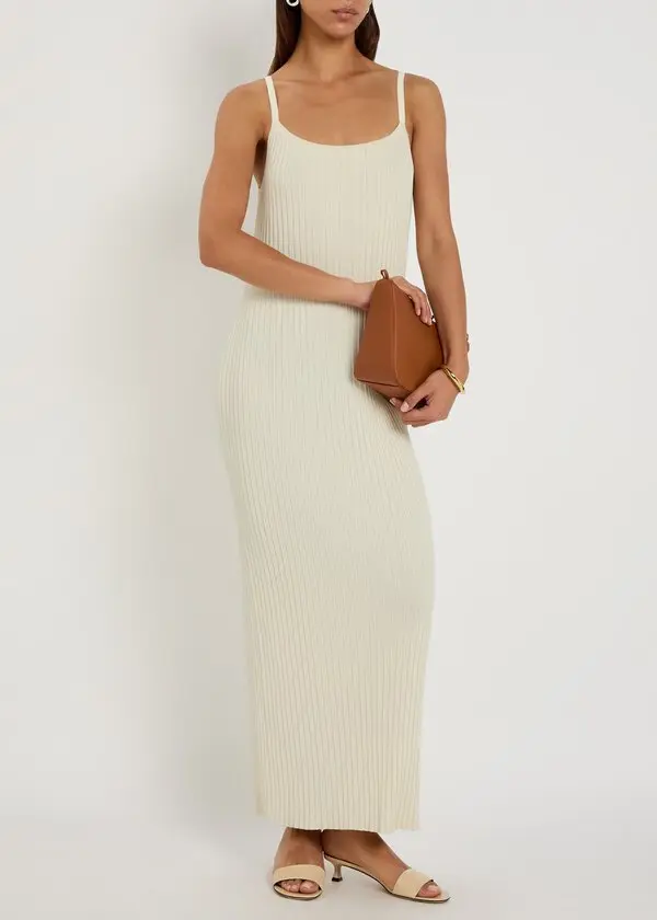Giuliva Heritage Lizzie Ribbed Knit Maxi Dress