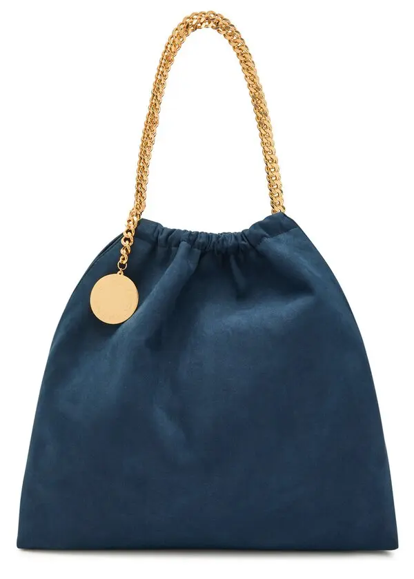 Stella McCartney Falabella Mini Drawstring Bag - Navy