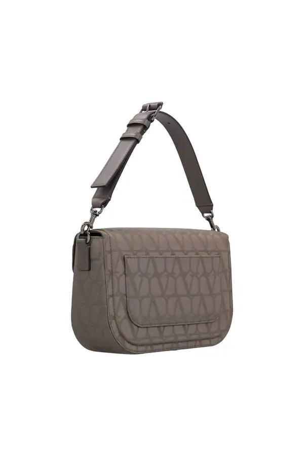 Valentino Garavani Monogram Shoulder Bag - Gray