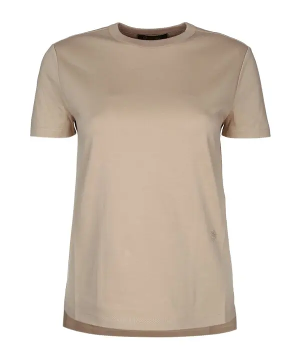 Loro Piana Short Sleeve Crewneck T-shirt - Nude