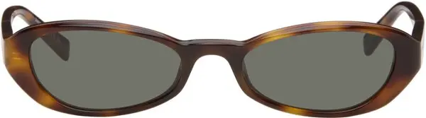 Saint Laurent Oval Frame Sunglasses