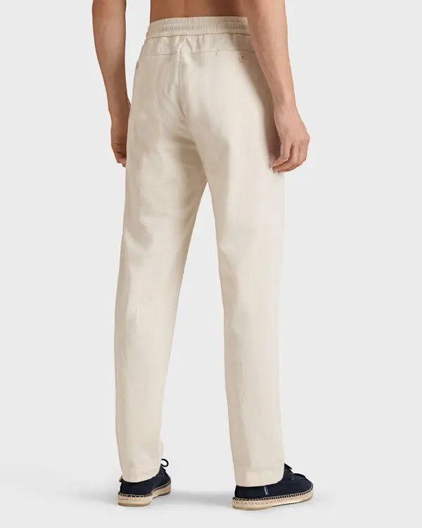 Vilebrequin Satin Cotton Elastic Waist Trousers