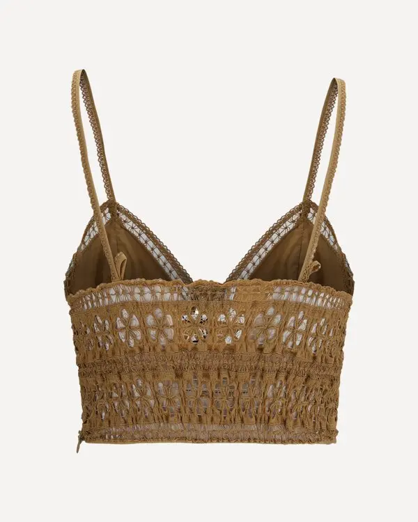 Charo Ruiz Ibiza Embroidered Lace Top